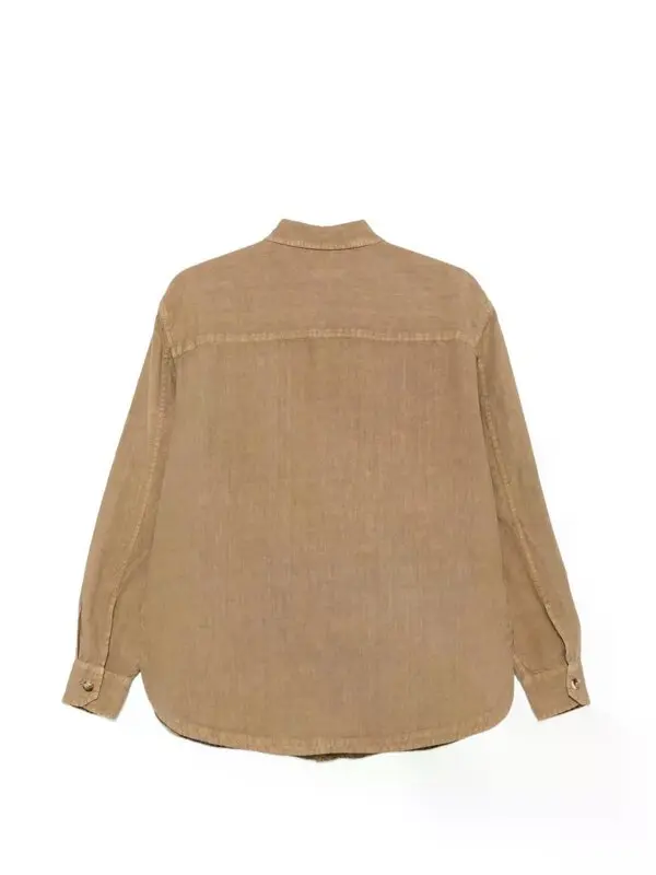 Boglioli Curved Hem Button-down Shirt