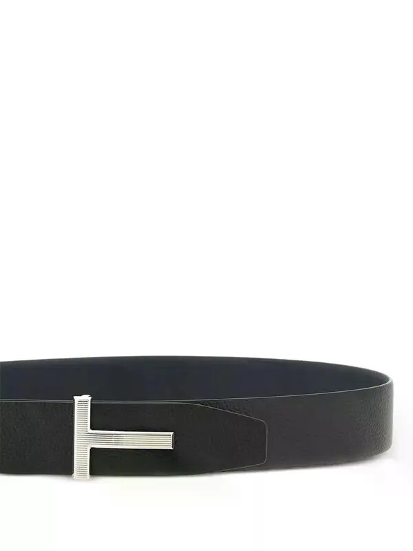 TOM FORD Reversible T-logo Belt - Black