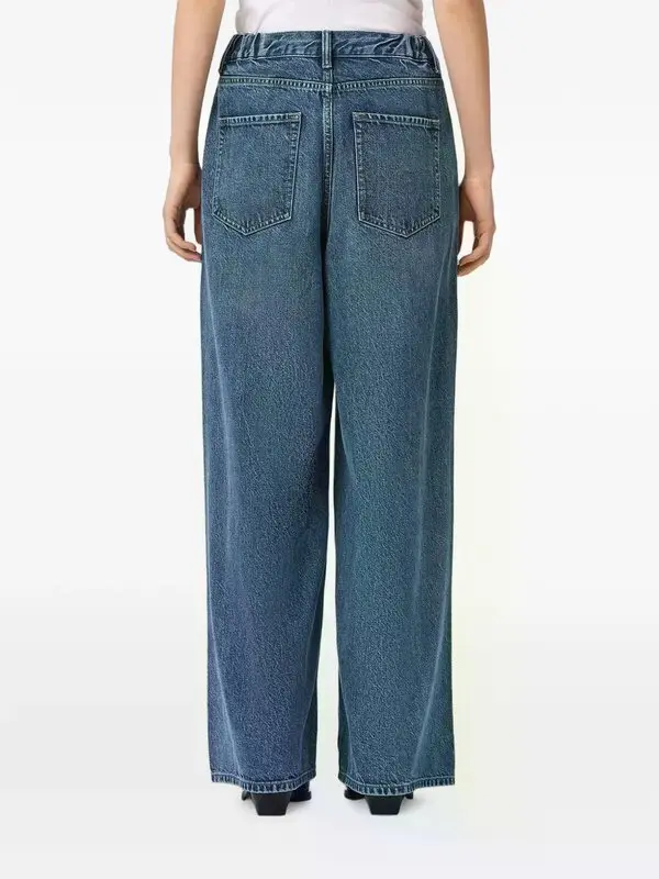 ALLSAINTS Pleated Wide-leg Jeans