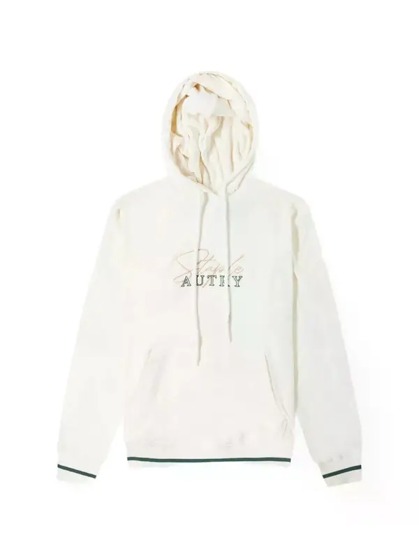AUTRY Embroidered Striped Hoodie