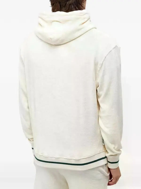 AUTRY Embroidered Striped Hoodie