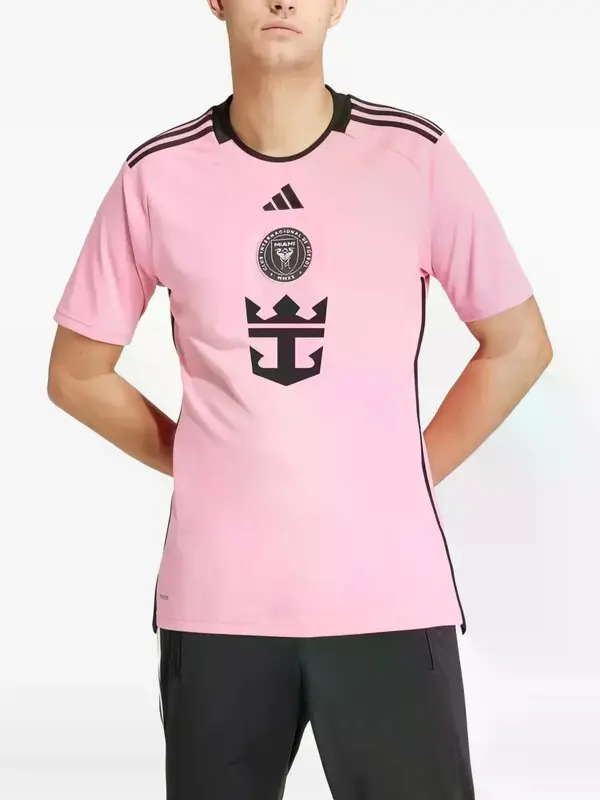 Adidas Inter Miami Cf Logo Print T-shirt