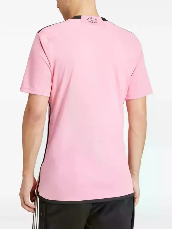 Adidas Inter Miami Cf Logo Print T-shirt