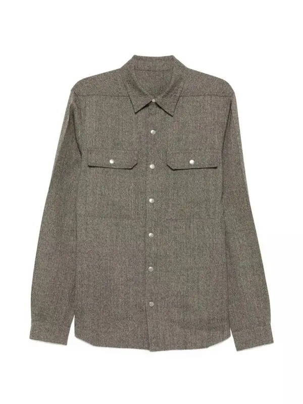 Rick Owens Back-strap Shirt