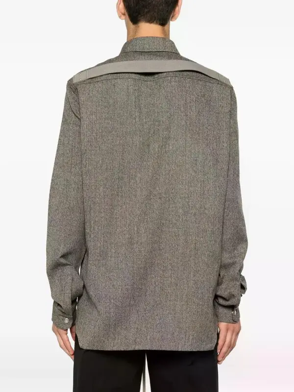 Rick Owens Back-strap Shirt
