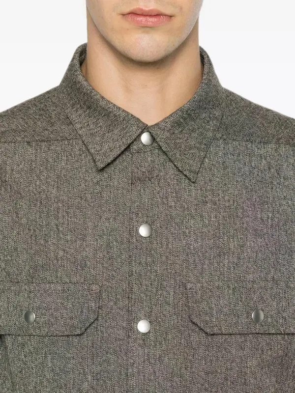Rick Owens Back-strap Shirt