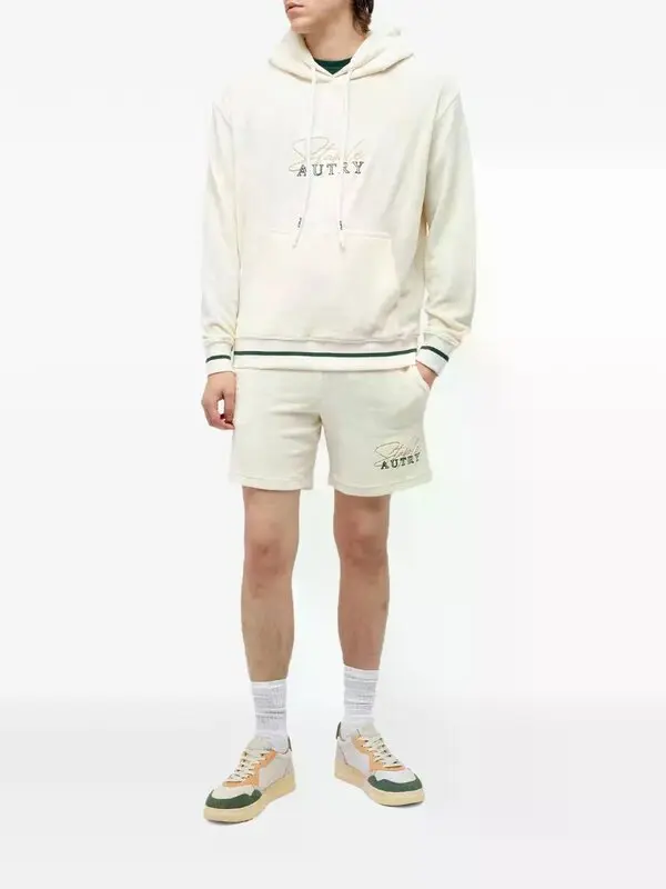 AUTRY Embroidered Logo Track Shorts