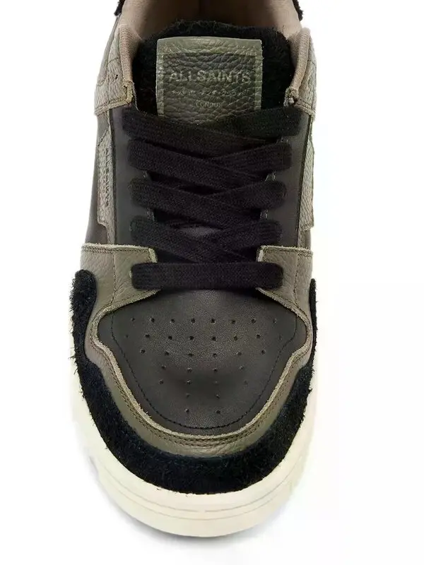 ALLSAINTS Panelled Leather Low Top Sneakers