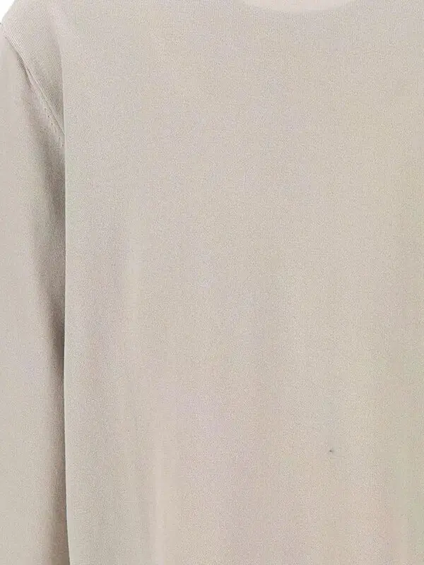 KANGRA Ribbed-trim Crew-neck Top