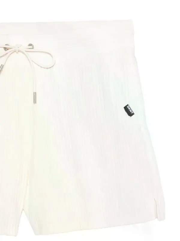 Dkny Ribbed Drawstring Shorts