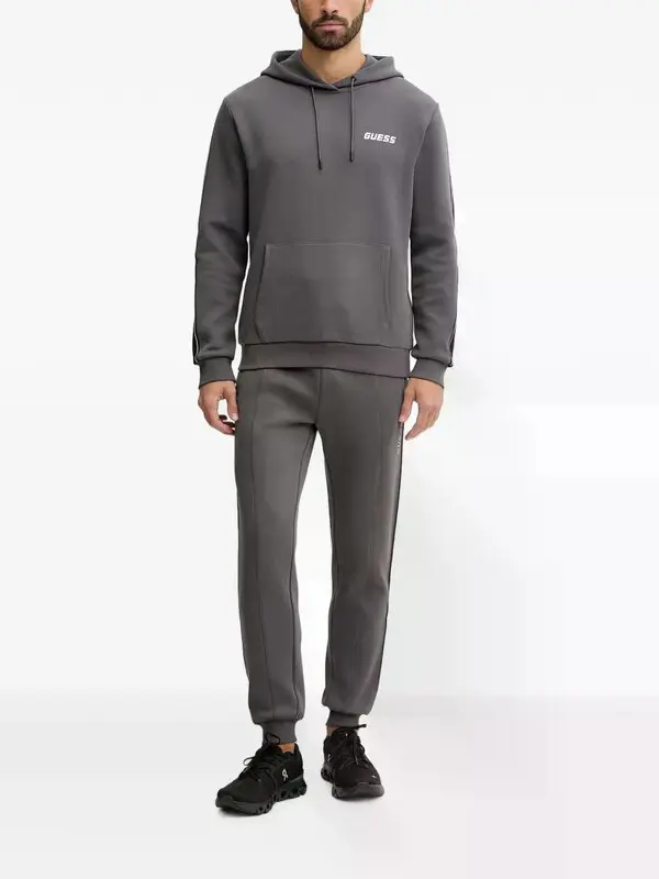 Guess Logo Print Drawstring Hoodie