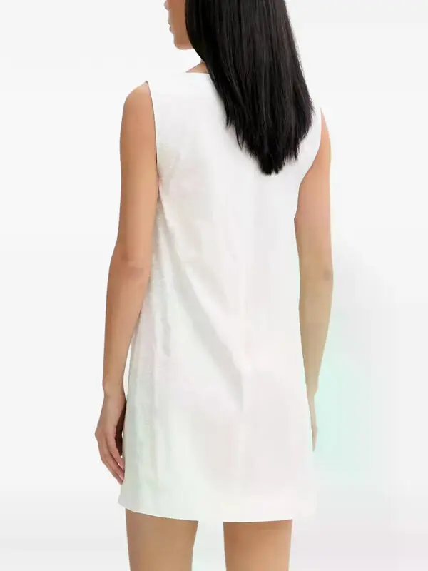 BLUGIRL Lace-panel Sleeveless Mini Dress
