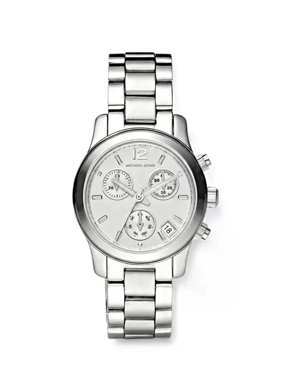 Michael Kors Runway Chronograph Stainless Steel Watch - Silver