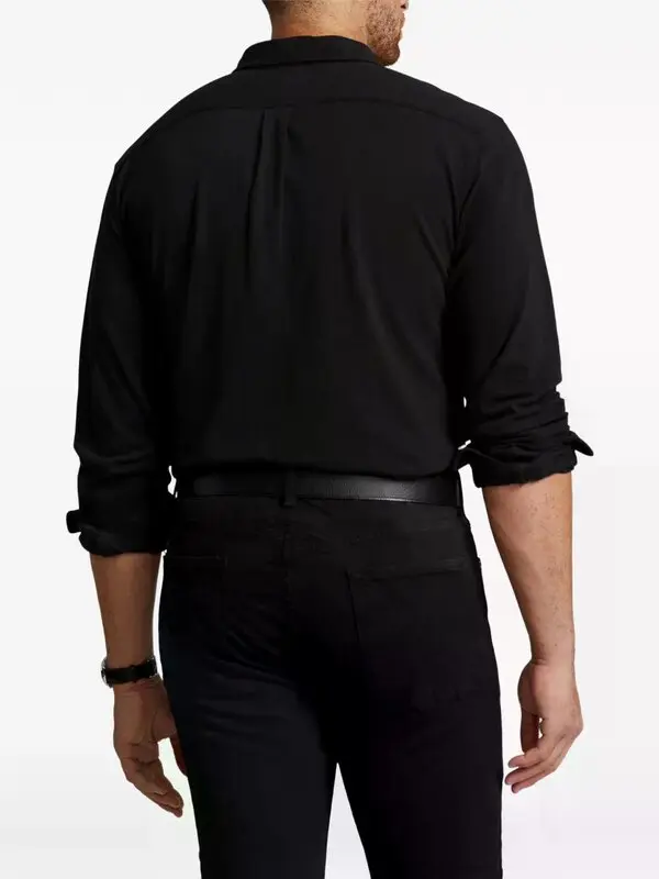 Polo Ralph Lauren Embroidered-logo Shirt - Black