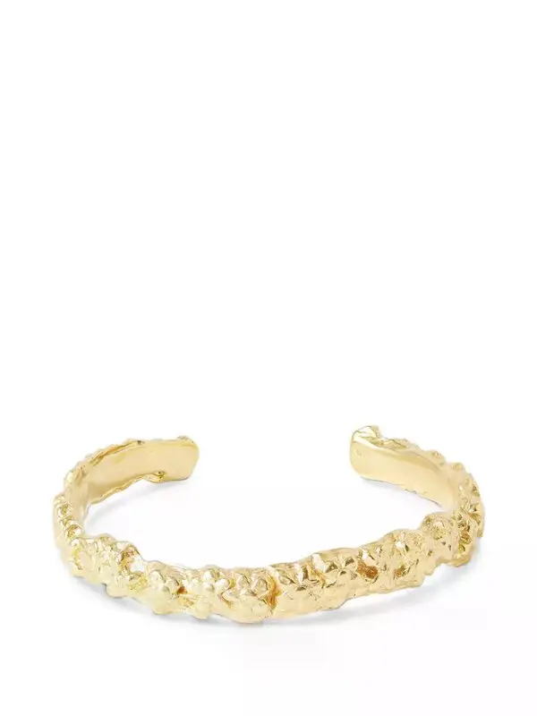 YSSO Louiza Hammered Cuff Bracelet - Gold