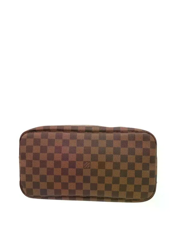 LOUIS VUITTON Damier Ebene Neverfull Mm Tote Bag - Brown