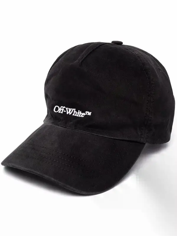 Off-White Bookish Baseball Cap - Black