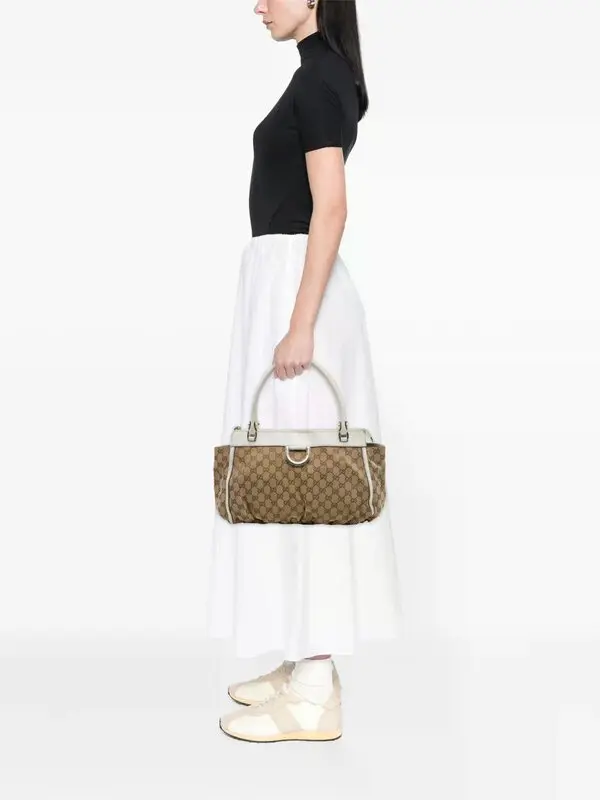 Gucci Gg Canvas Abbey D-ring Tote Bag