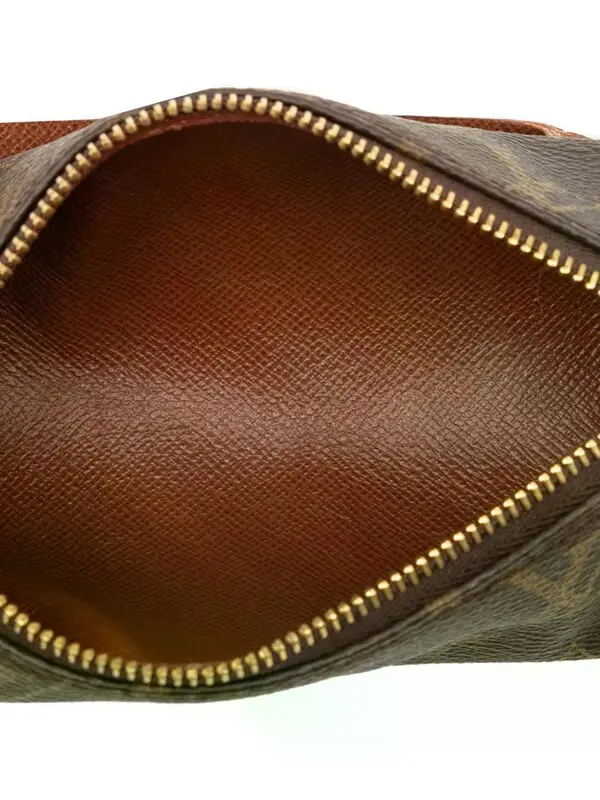 LOUIS VUITTON Monogram Papillon Pochette Handbag - Brown