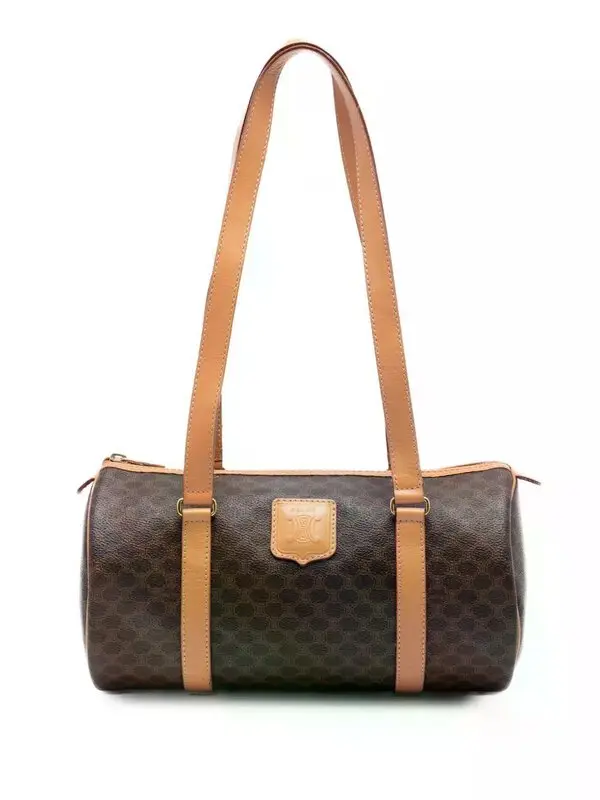 Celine Macadam Coated Canvas Shoulder Bag