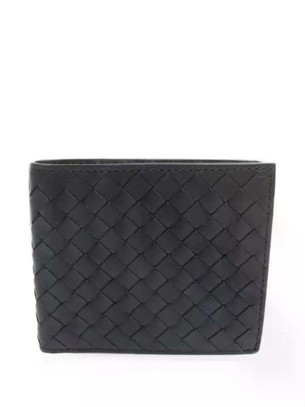 Bottega Veneta Intrecciato Bifold Wallet - Black