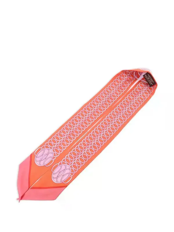 Hermès Twilly Chain-link Silk Scarf