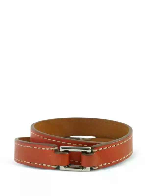 Hermès Rival Double Tour Bracelet - Silver