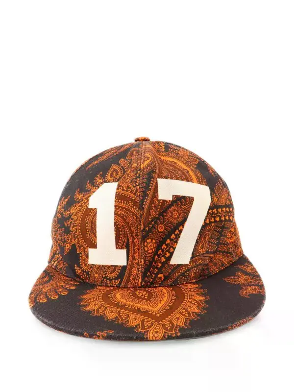 Givenchy Paisley Print Baseball Cap - Black