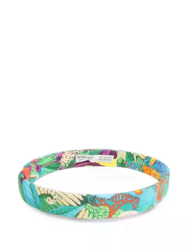 Hermès Silk Hairband - Blue