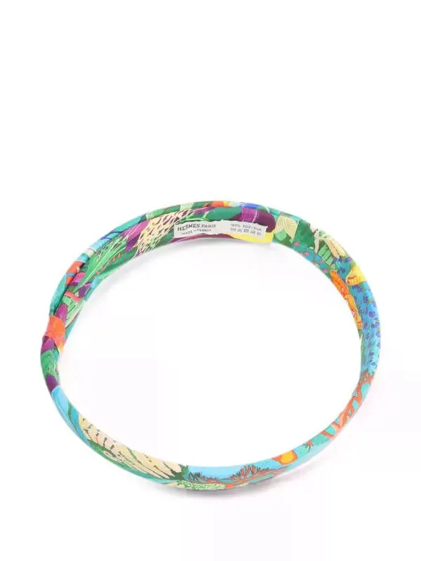 Hermès Silk Hairband - Blue