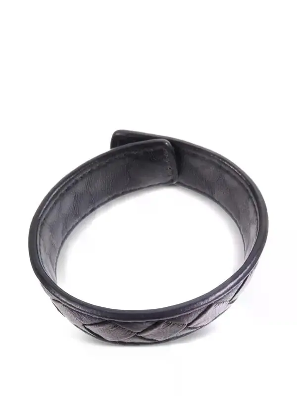 Bottega Veneta Intrecciato Leather Bracelet