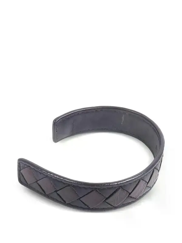 Bottega Veneta Intrecciato Leather Bracelet