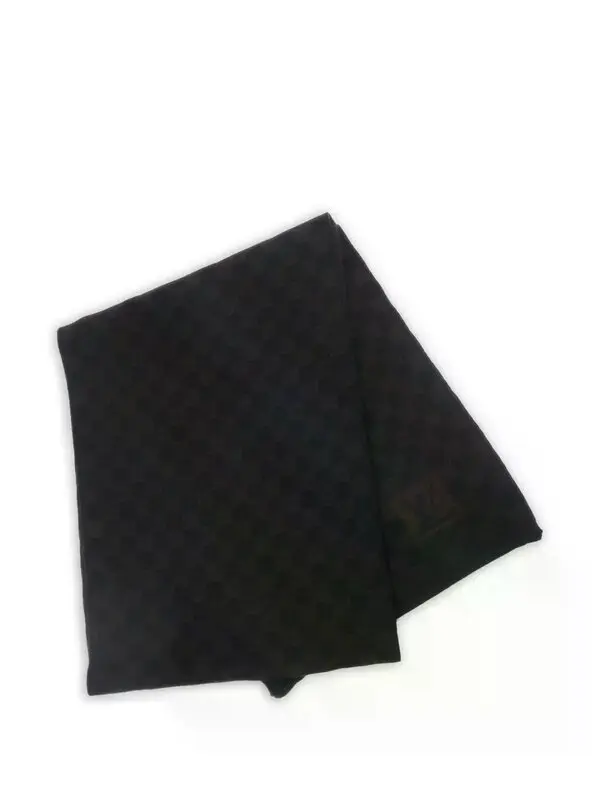 LOUIS VUITTON Patterned Wool Scarf