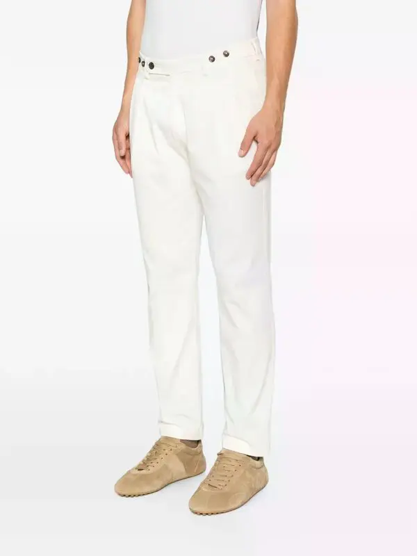 BERWICH Pleated Button-detail Trousers