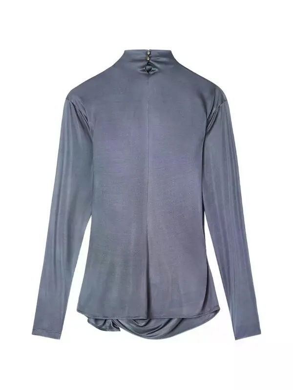 Giorgio Armani Draped Knot Detail Top