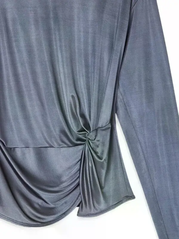 Giorgio Armani Draped Knot Detail Top