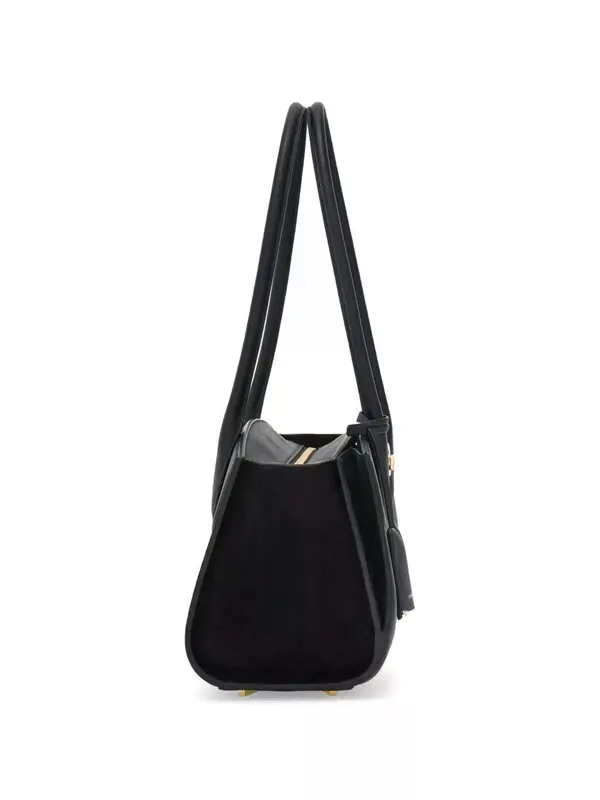 FERRAGAMO Studio Soft Bag In Hammered Calfskin And Suede