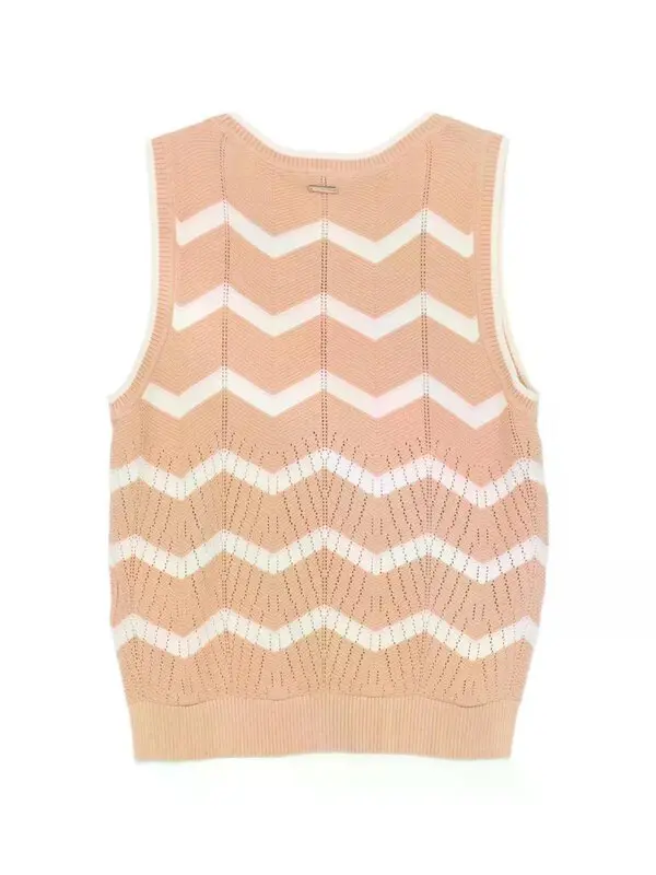 Dkny Pointelle Knit Sleeveless Top