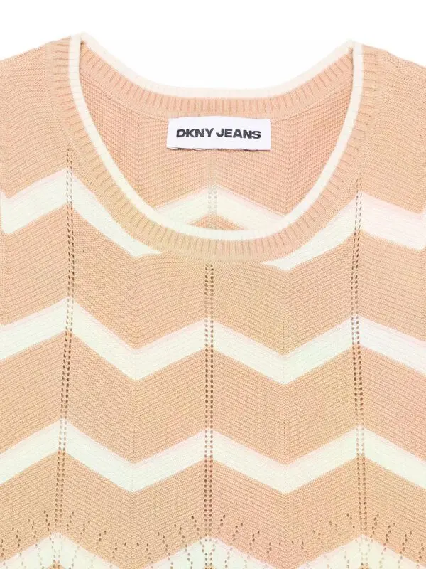 Dkny Pointelle Knit Sleeveless Top