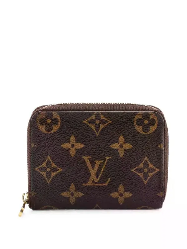 LOUIS VUITTON Zippy Coin Purse Monogram Canvas Pouch - Brown