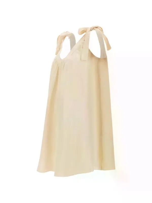 KAOS Tie-strap Linen Dress