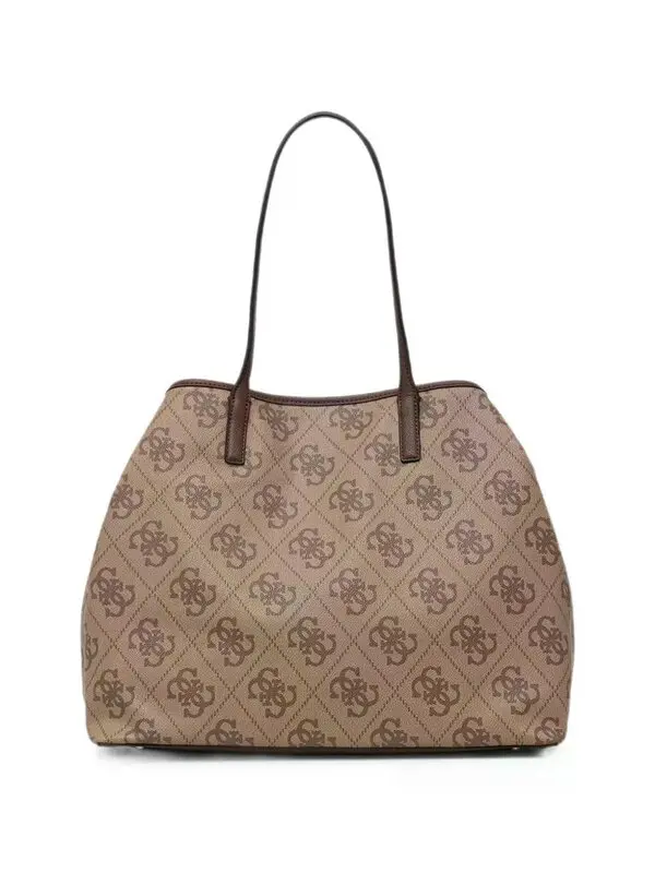 Guess Monogram-print Striped Tote Bag