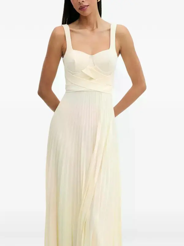 Patrizia Pepe Pleated Maxi Dress