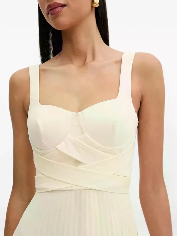 Patrizia Pepe Pleated Maxi Dress