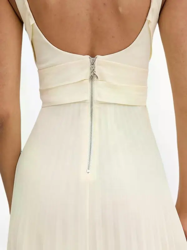 Patrizia Pepe Pleated Maxi Dress