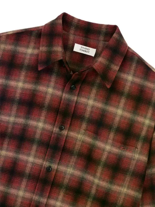 STUDIO TOMBOY Check-pattern Long-sleeve Shirt
