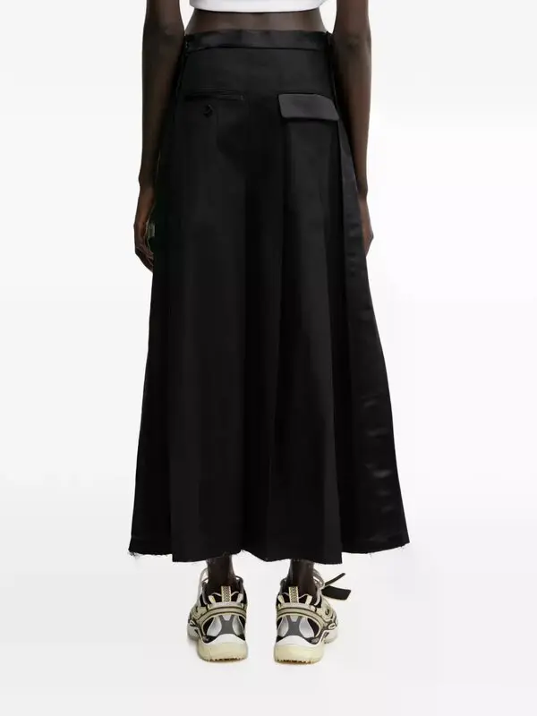 Undercover Pleated Maxi Skirt