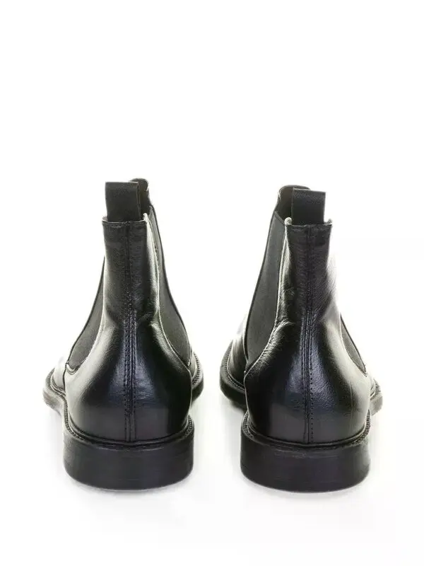 FRANCO FEDELE Pull-tab Almond Toe Boots