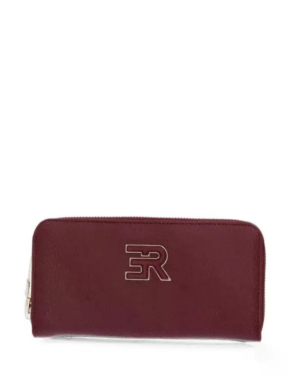 ERMANNO FIRENZE Logo-plaque Zip-around Wallet - Red