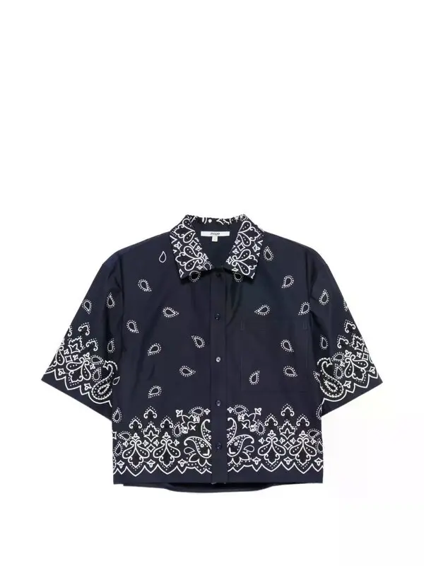 Maje Short-sleeved Shirt - Blue